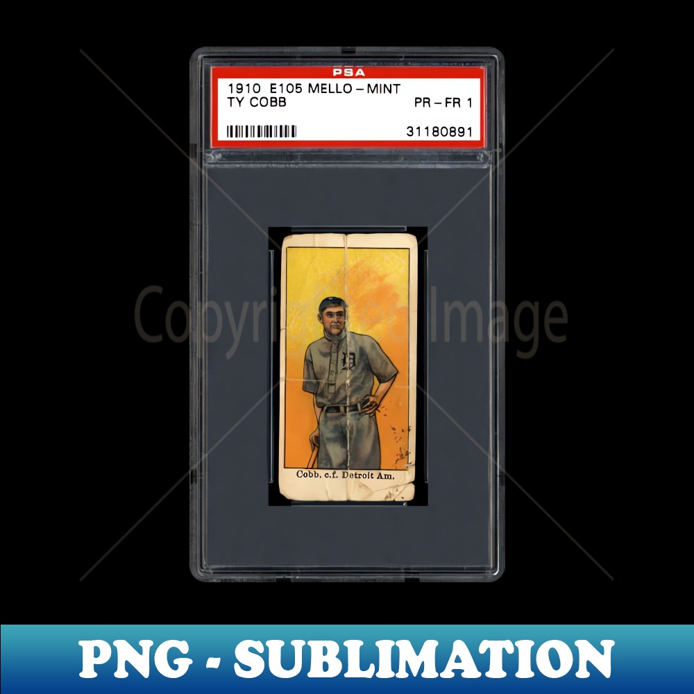 1910 Mello-Mint E105 - TY COBB - Instant Sublimation Digital | Inspire ...