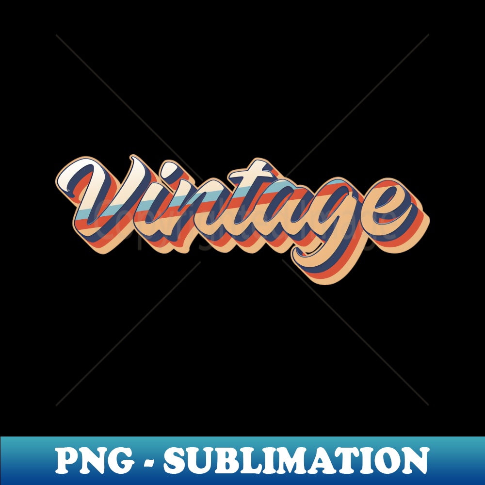 Vintage word - cool 70s retro font surf style design - Digit - Inspire ...