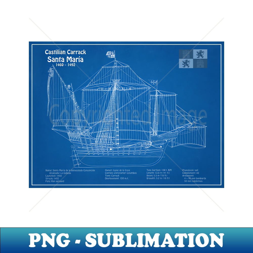 Santa Maria ship - Christopher Columbus Carrack Nau 15th cen | Inspire ...