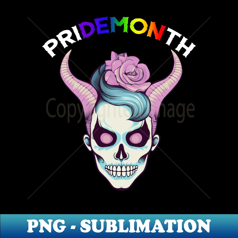 Pride Month Demon - PriDE MONth Demon - Premium Sublimation | Inspire ...