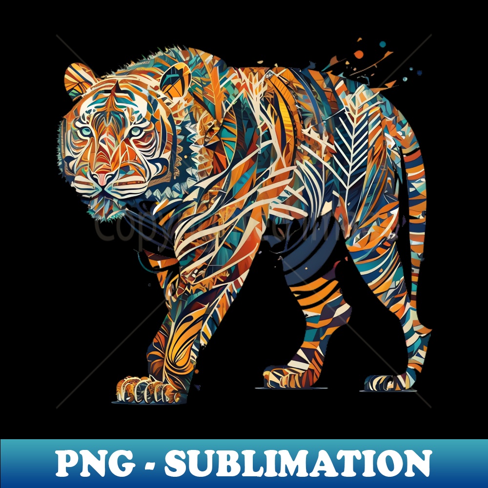 Tiger - Vintage Sublimation PNG Download - Stunning Sublimat | Inspire Uplift