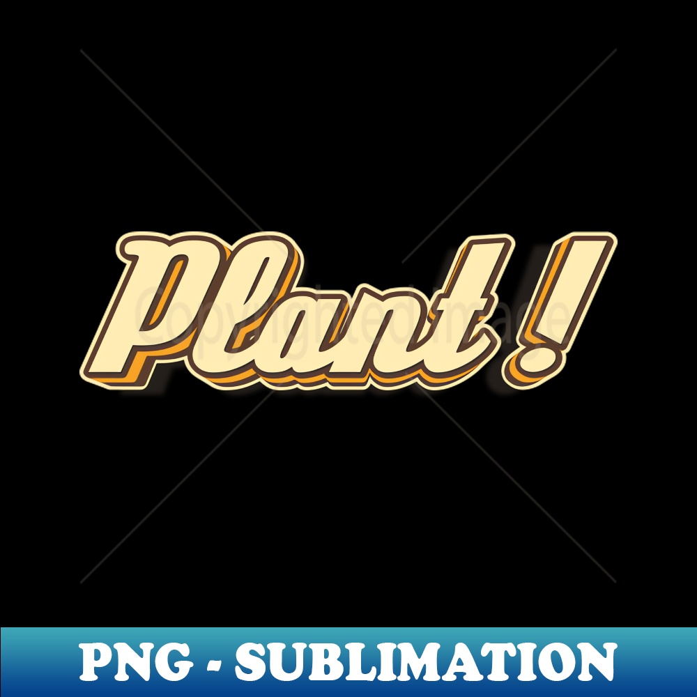 Plant typography - PNG Transparent Digital Download File for | Inspire ...