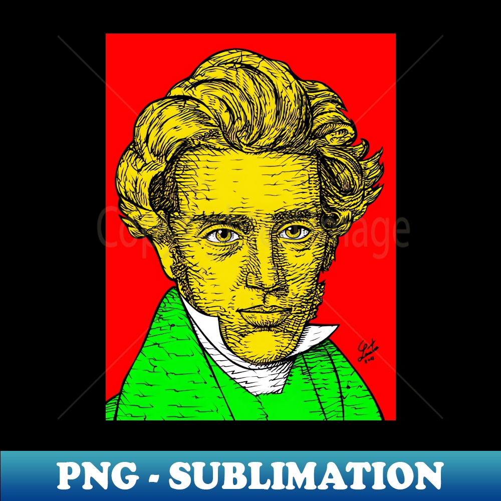 SOREN KIERKEGAARD portrait 1 - PNG Transparent Digital Downl | Inspire ...
