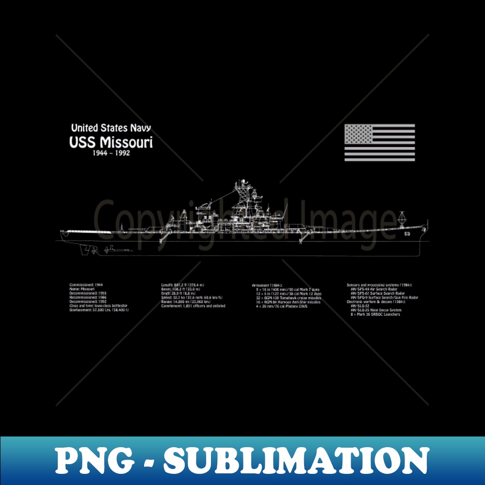 USS Missouri bb-63 World War II Battleship - ADpng - Sublima | Inspire ...