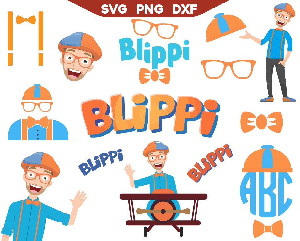 Blippi Svg, Blippi Birthday Svg, Blippi Child Kids Svg, Blip - Inspire ...