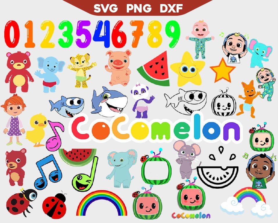 CoComelon Bundle SVG, Disney CoComelon Svg, CoComelon Svg Si - Inspire ...