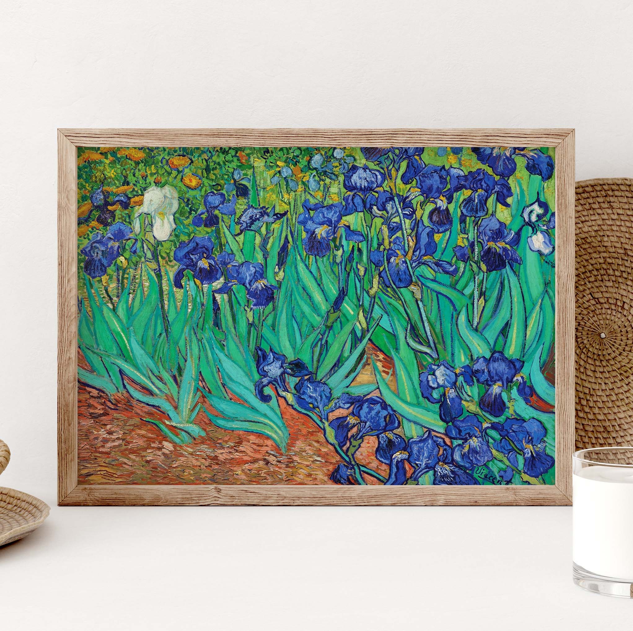 Vincent Van Gogh Irises Poster, Van Gogh Irises Print, Lands - Inspire ...