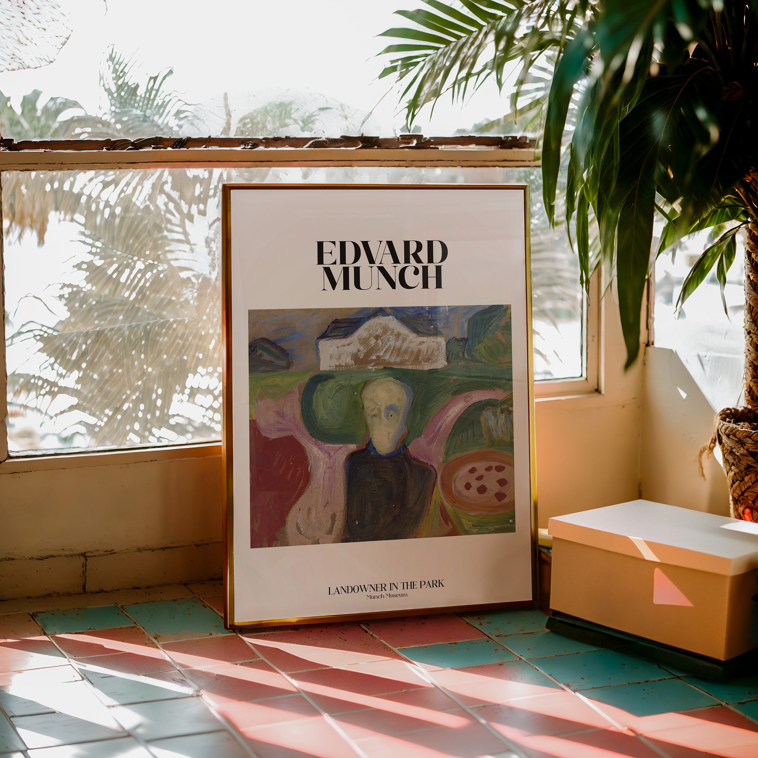 Edvard Munch Exhibition Wall Art Print, The Despair Poster, | Inspire ...