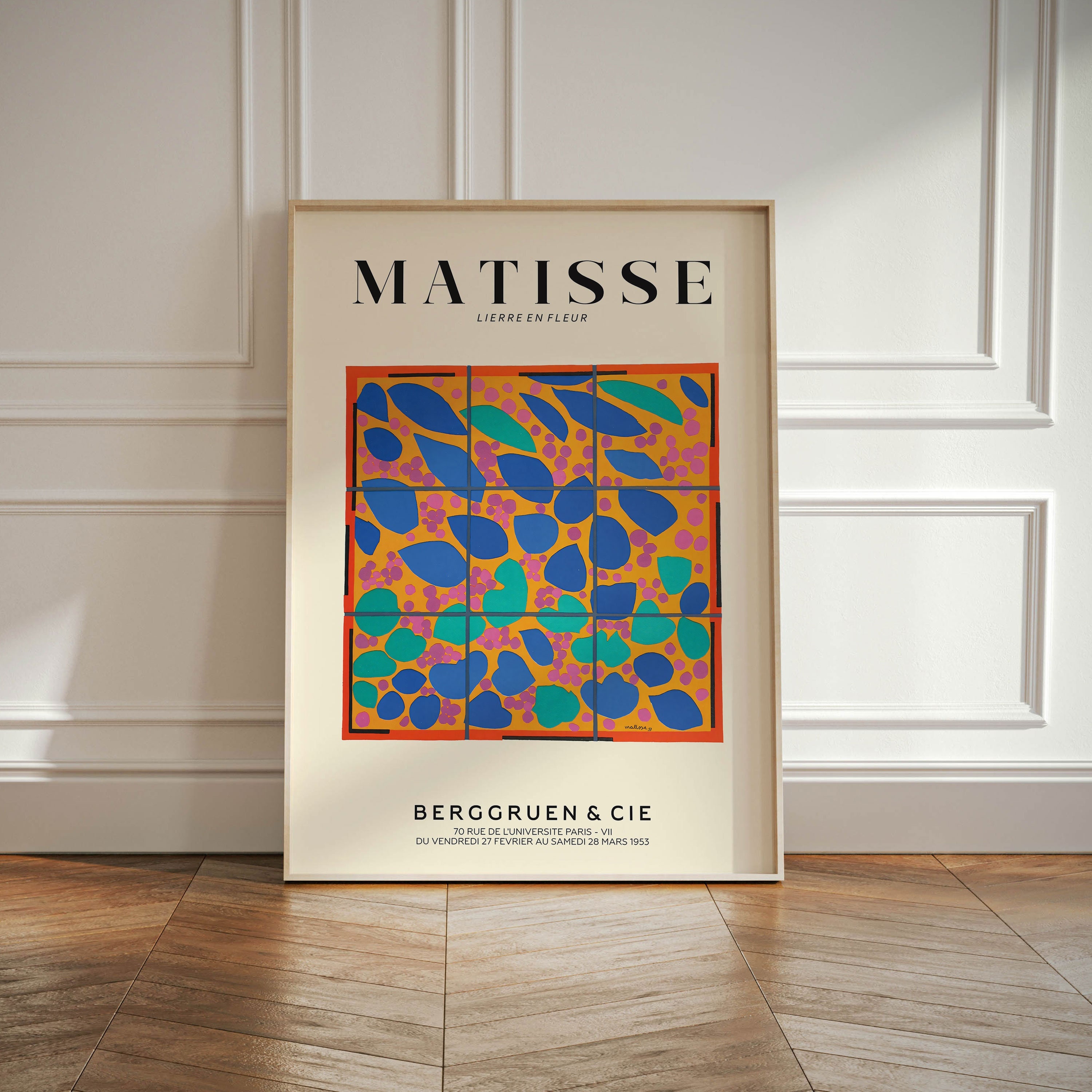 Henri Matisse Exhibition Poster, Famous Gallery Wall Art Pri | Inspire ...