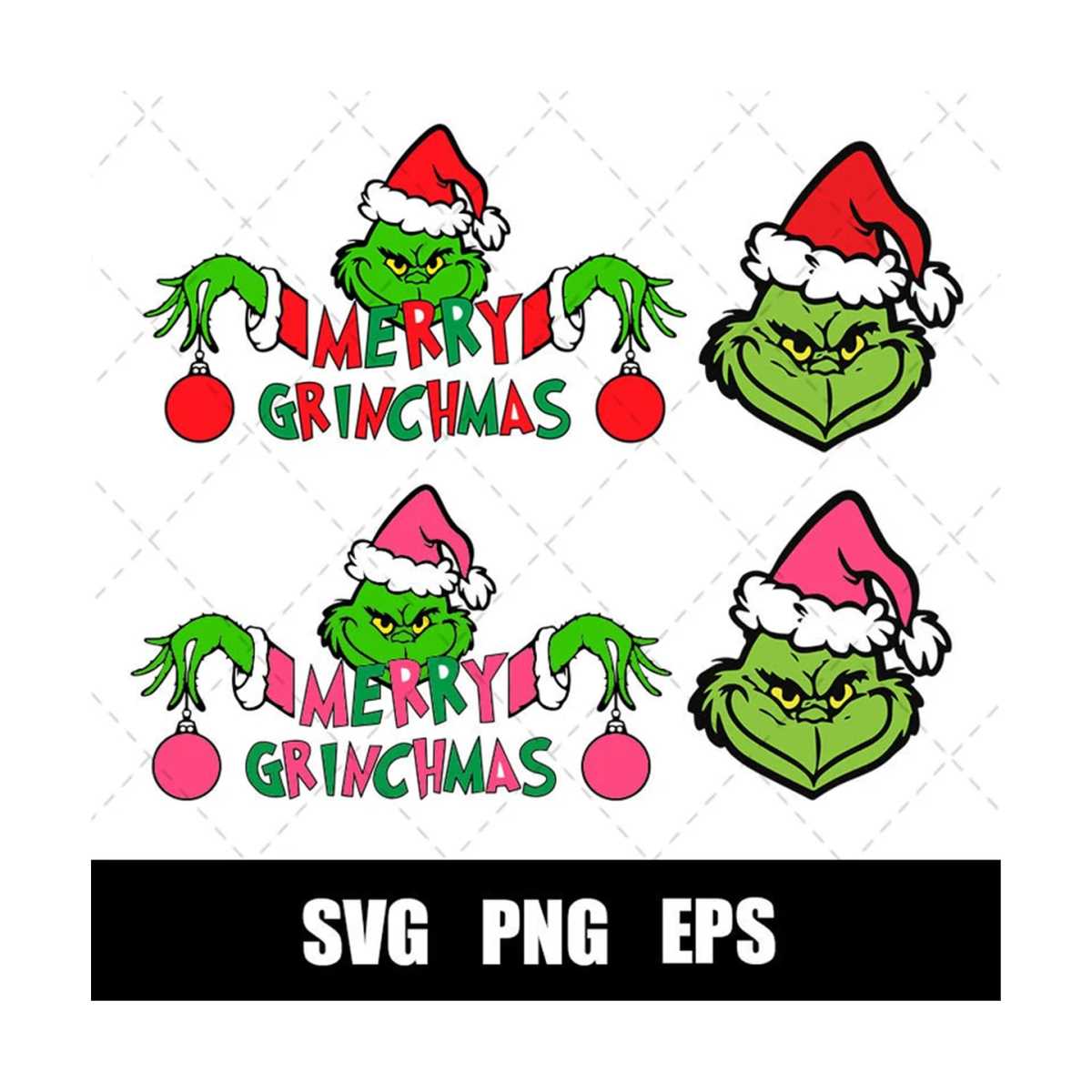 Grinch Face Svg, Grinch Hand, Grinch Smile, Christmas ,Grinc | Inspire Uplift