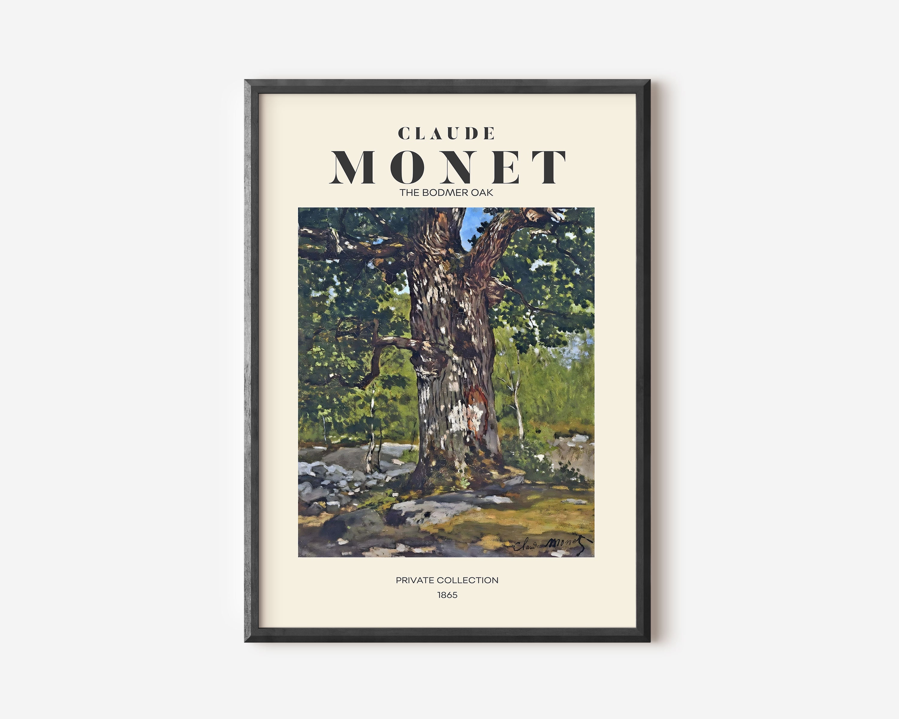 Claude Monet Exhibition Poster, Famous Gallery Wall Art Prin | Inspire ...