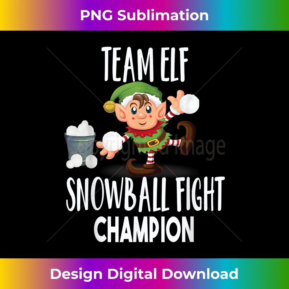 Christmas Elf Holiday Snowball Fight Champion - Futuristic P - Inspire ...