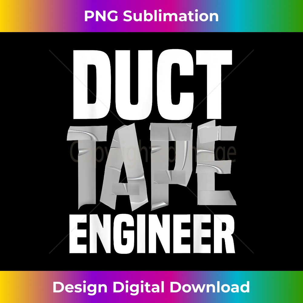 Funny Duct Tape Engineer For Men Women Tape Handyman Repair | Inspire Uplift