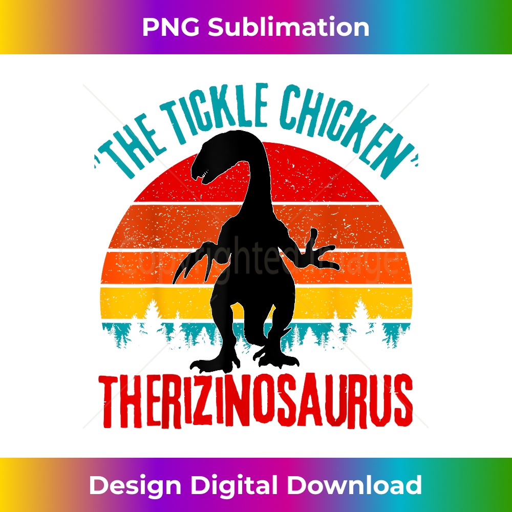 Funny Dinosaur Therizinosaurus The Tickle Chicken Kids Retro | Inspire ...
