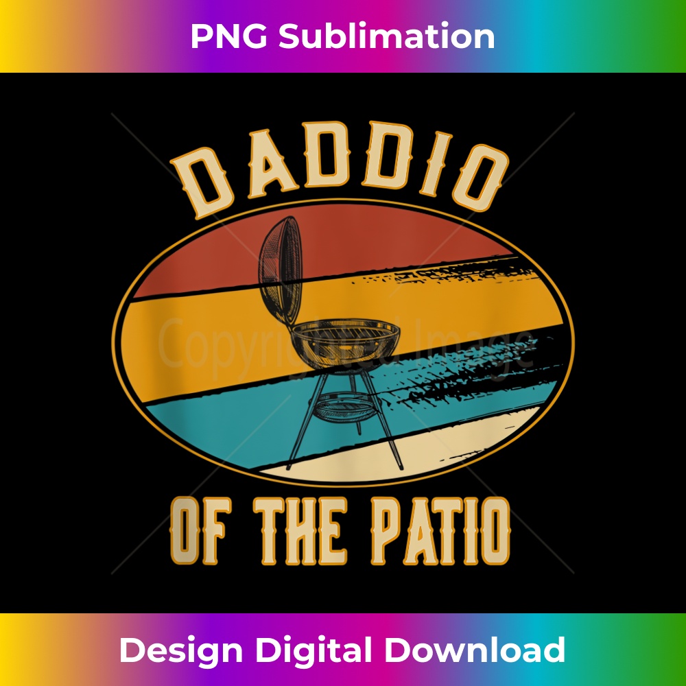 Funny Daddio of the Patio - Vintage BBQ Grilling Dad Tank To | Inspire ...