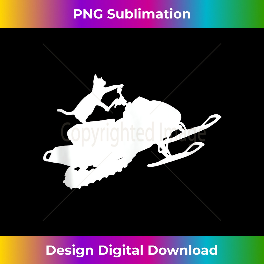 Funny Snowmobile Rider With Cat Kitten Riding a Snowmobiling | Inspire ...