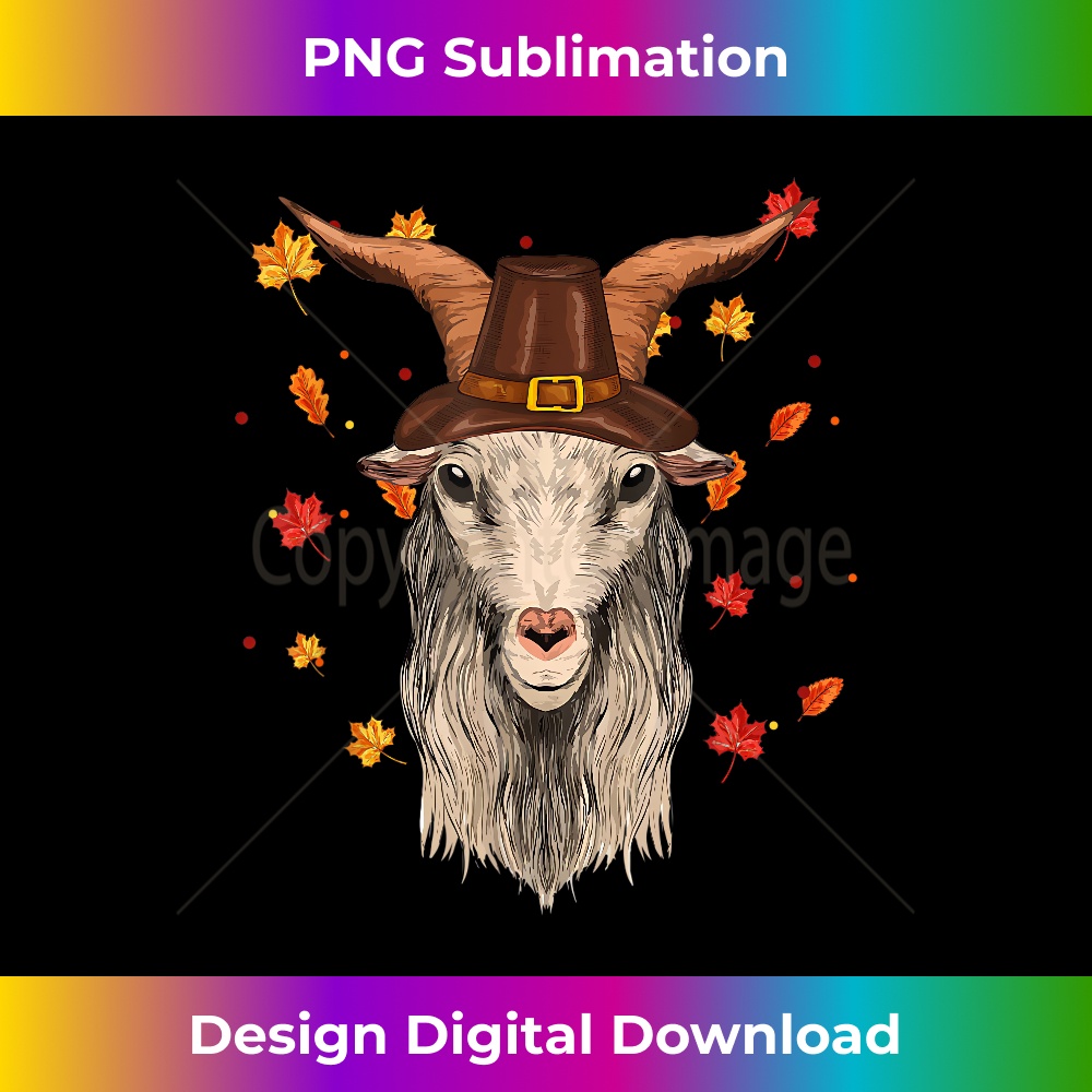 Funny Goat Wear Pilgrim Hat Fall Farm Happy Thanksgiving Day | Inspire ...