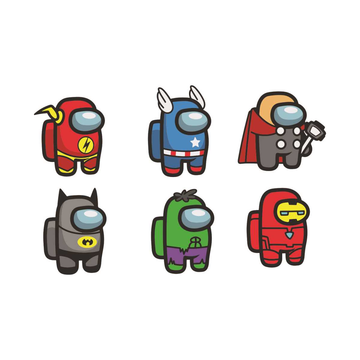 Among Us Marvel Avengers Svg, Trending Svg, Among us Marvel | Inspire ...