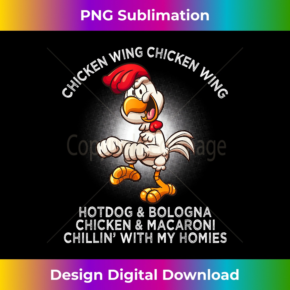 Funny Chicken Wing Chicken Wing Hot Dog Bologna Retro - Subl | Inspire ...