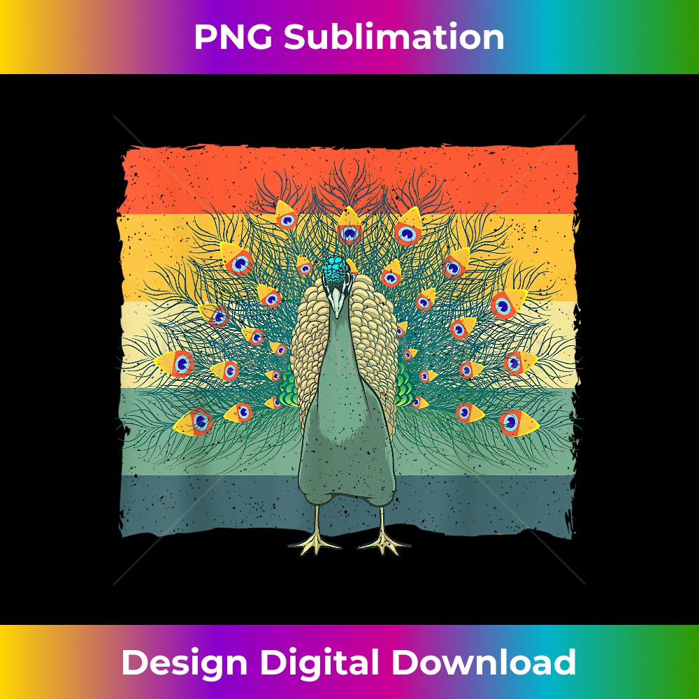 Cool Peacock Design For Men Women Kids Vintage Peacock Lover | Inspire ...