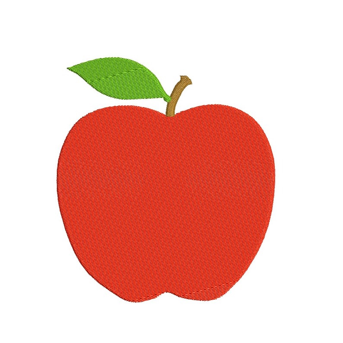 Apple embroidery design. Apple mini embroidery. Fruit embroi | Inspire ...
