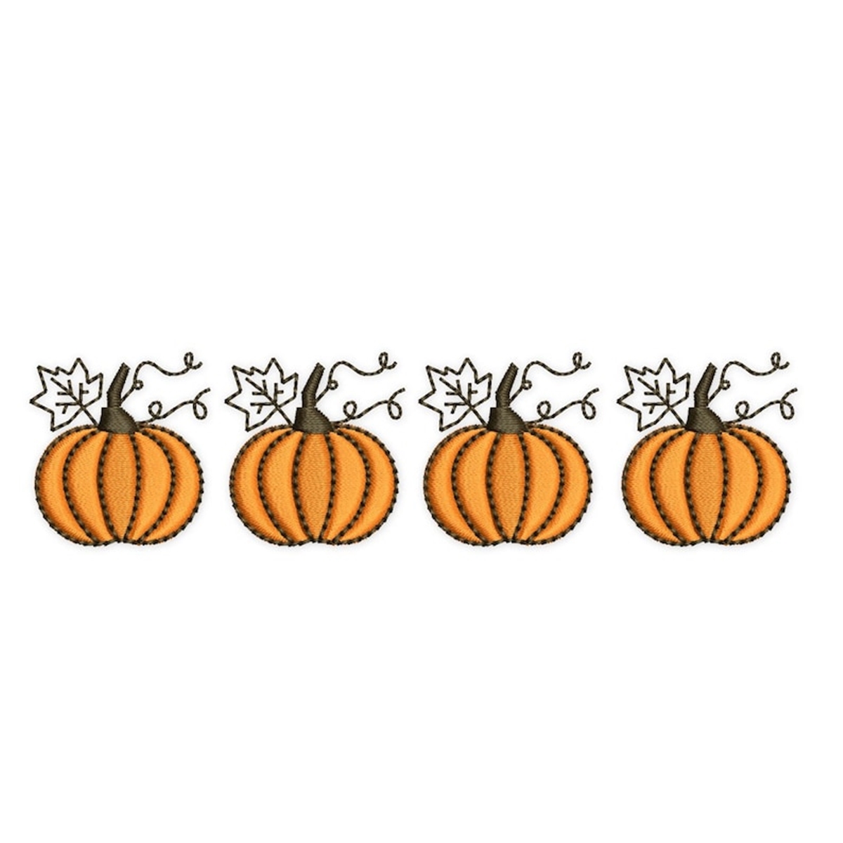 Mini Pumpkins Embroidery Designs, Fall Embroidery Design, Ha | Inspire ...