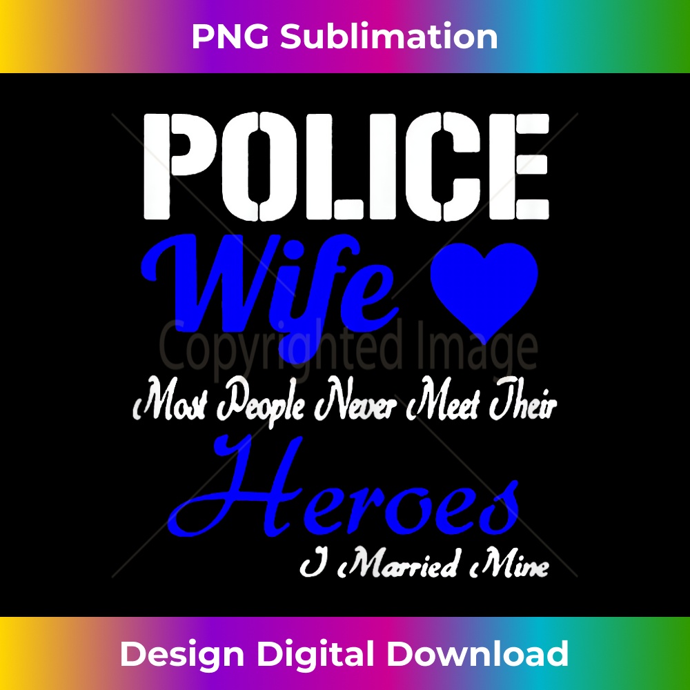 I Married My Hero Police Officers Wife Law Enforcement Gift | Inspire ...