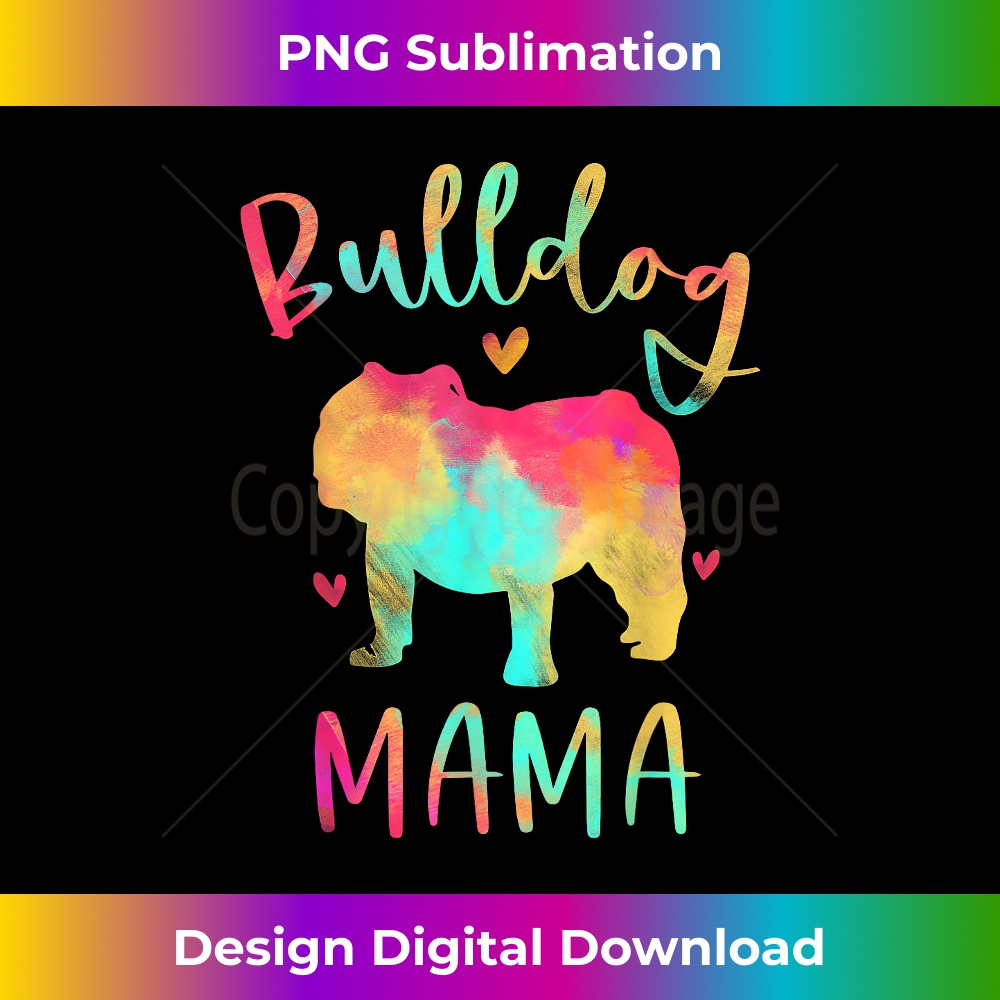 Bulldog Mama Colorful English Bulldog Gifts Dog Mom - Urban | Inspire ...