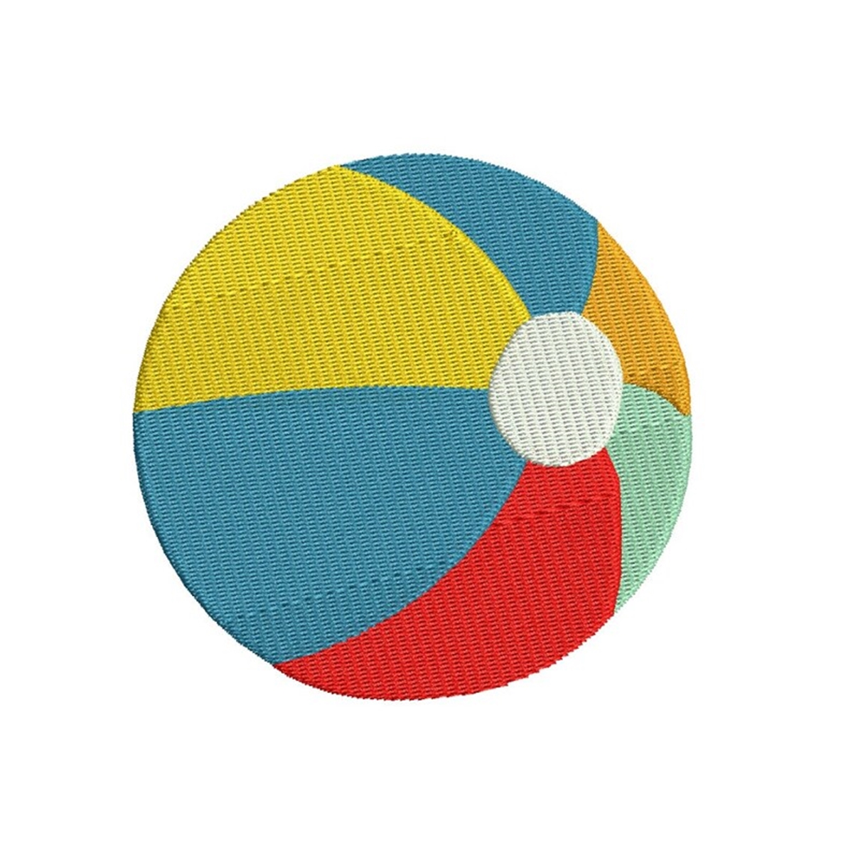Beach Ball embroidery design. Machine embroidery design. Min - Inspire ...