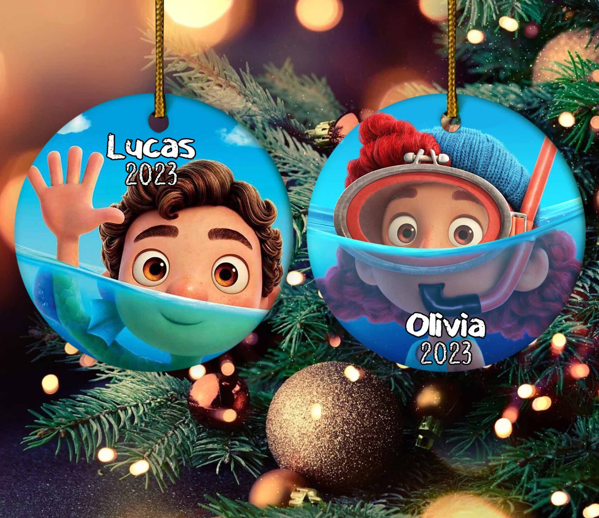Personalized Luca Christmas 2023 Ornament, Luca and Friends - Inspire ...