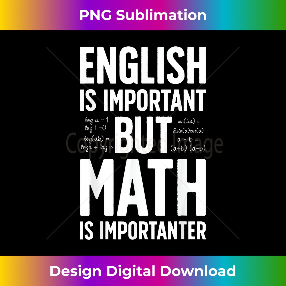 English is Important but Math is Importanter T shirt Teacher | Inspire ...