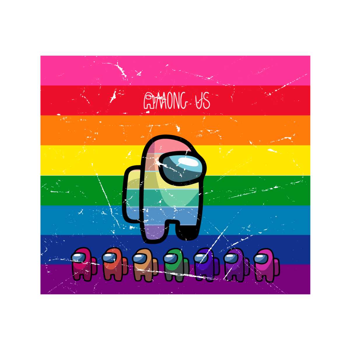 Among Us Rainbow Svg, Trending Svg, Among Us Svg, Among Us G - Inspire ...