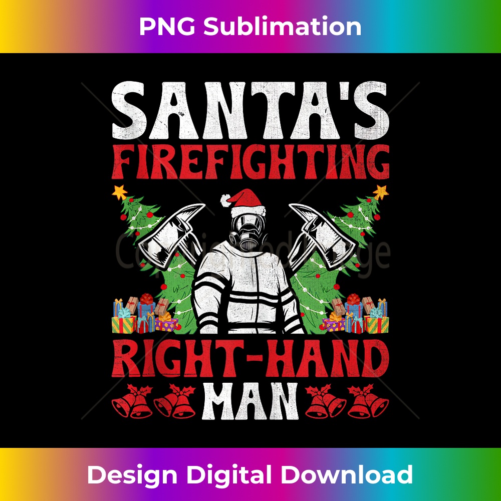 Christmas Fire Heroic Firefighter Dad Fireman Fire Truck Tan - Inspire ...