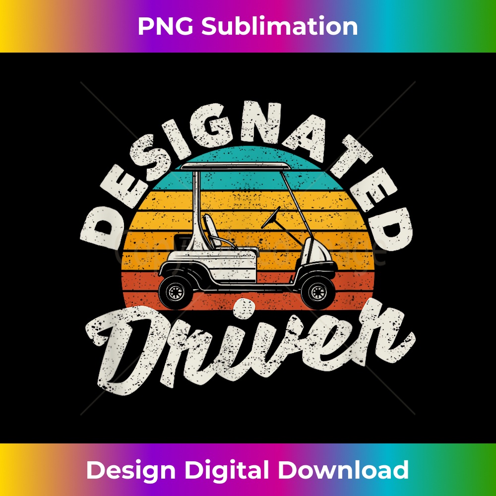 Designated Driver Funny Golf Cart Golfers Driving Car Golfer | Inspire Uplift