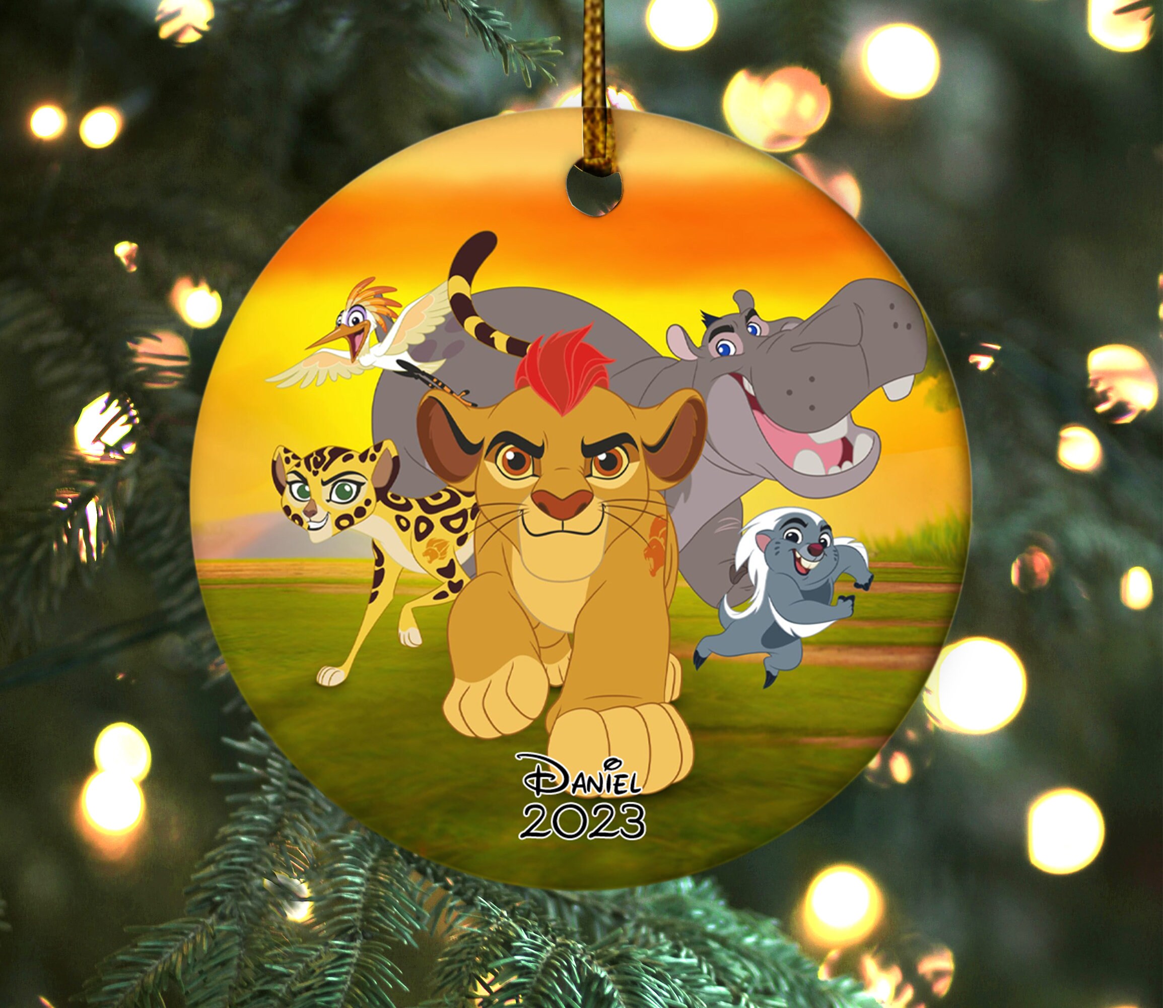 Personalized The Lion Guard Ornament, The Lion Guard Christ - Inspire ...