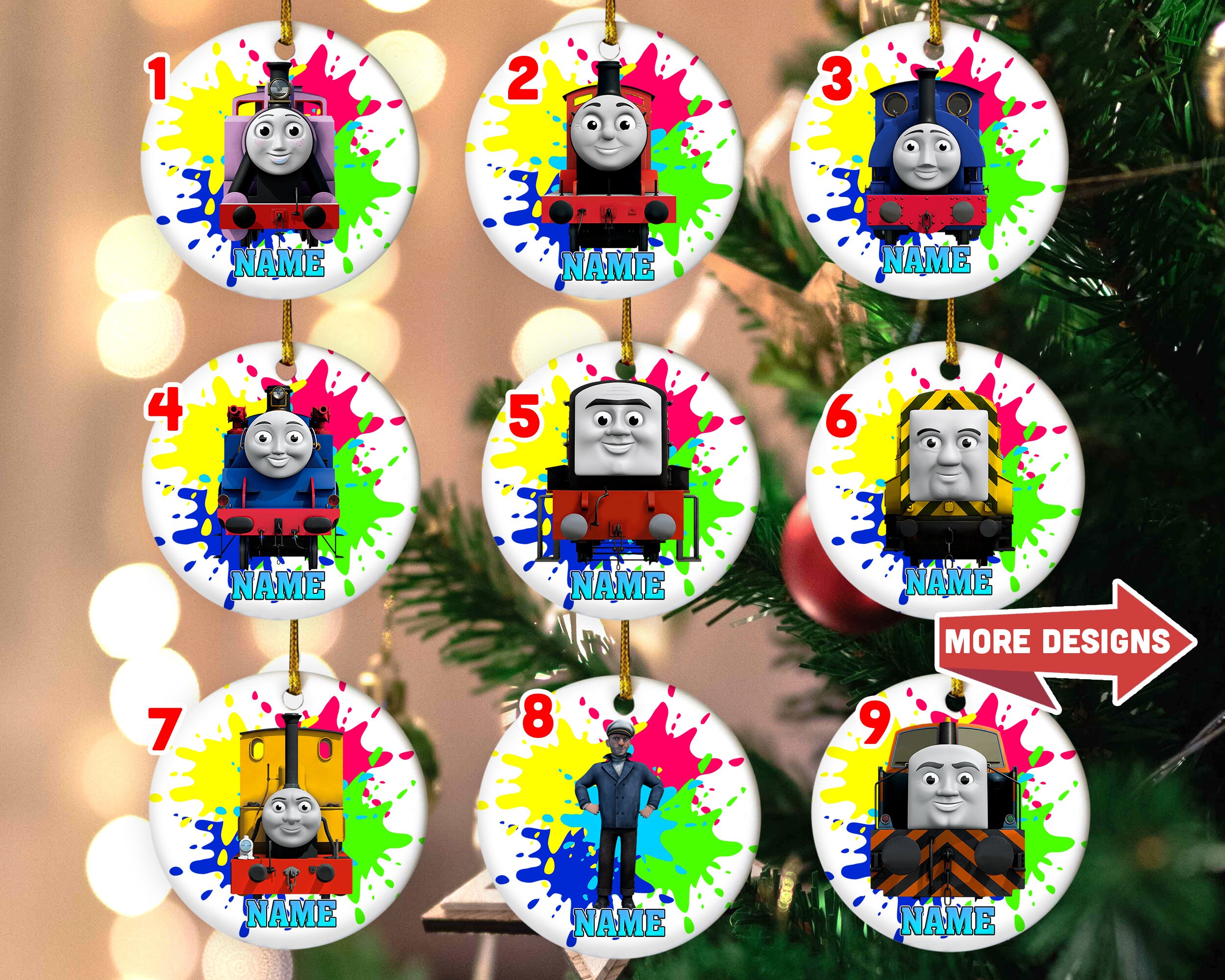 Personalized Thomas And Friends 2023 Ornament, Thomas And Fr - Inspire ...