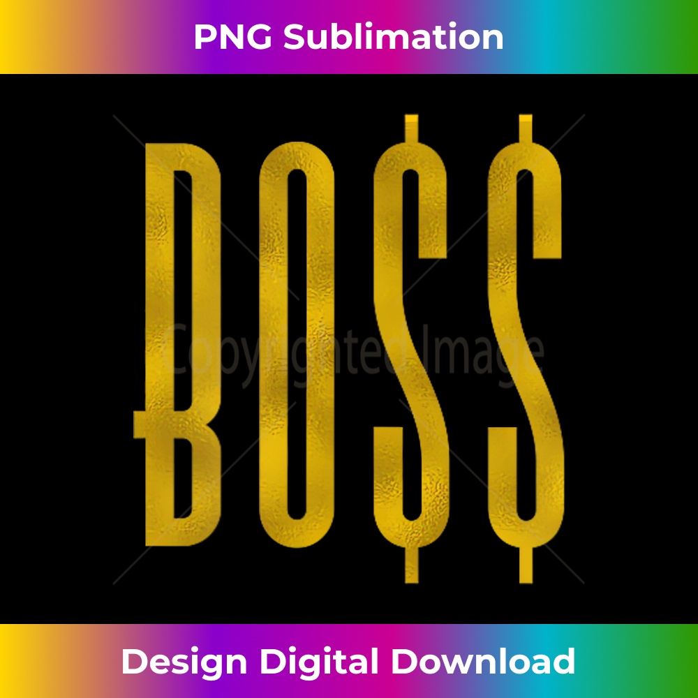 Bo$$ Hip-hop swag cool gold text men women youth t shirt - I | Inspire ...
