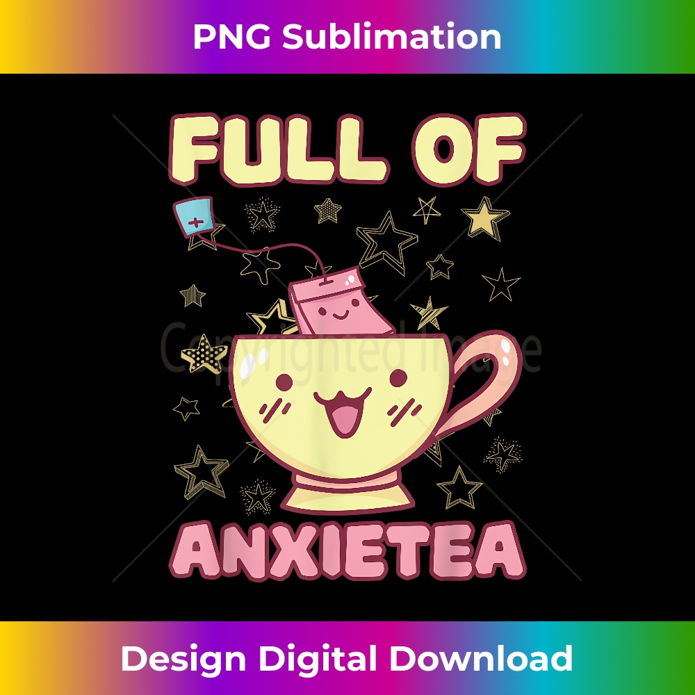 I Have Anxiety Anxietea Funny Cute Kawaii Cup Of Tea Goth - | Inspire ...