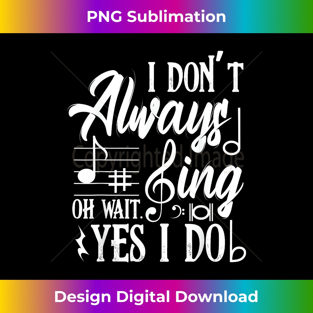 I Don't Always Sing Oh Wait Yes I Do Theater Music Lovers - | Inspire ...