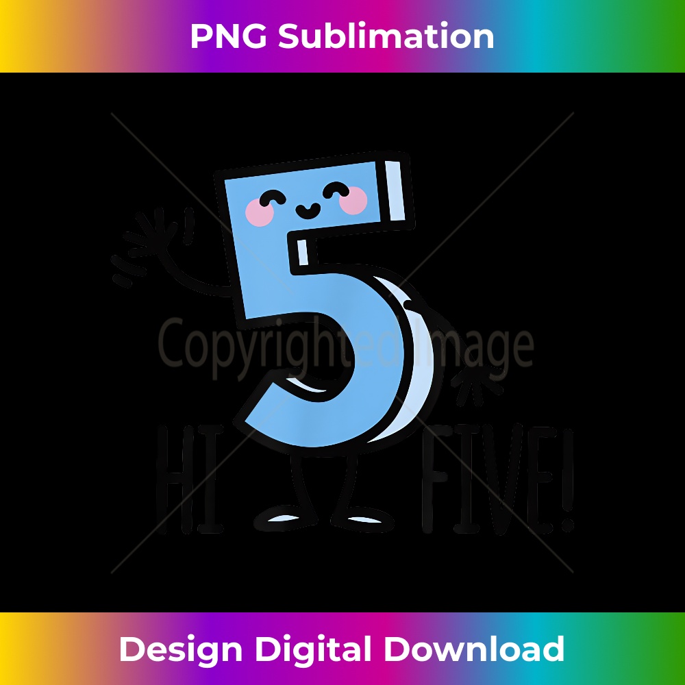Funny Hi Five! High hand Hello wave number 5 kids gift - Min | Inspire ...