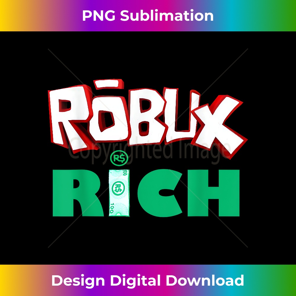 Funny ROBUX rich design for gamers - Futuristic PNG Sublimat | Inspire ...