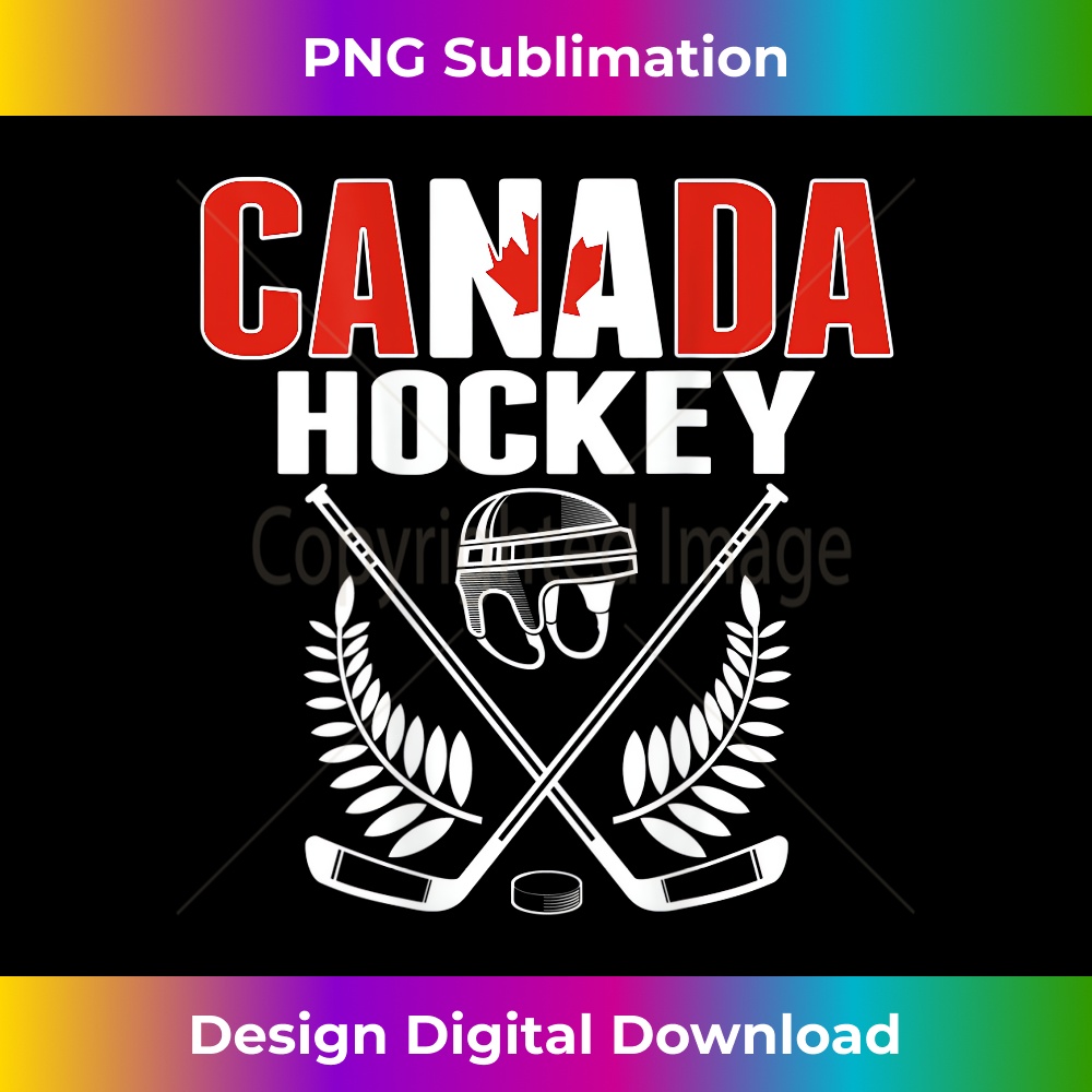 Canada Ice Hockey Fans Jersey Canadian Flag Hockey Sticks - | Inspire ...