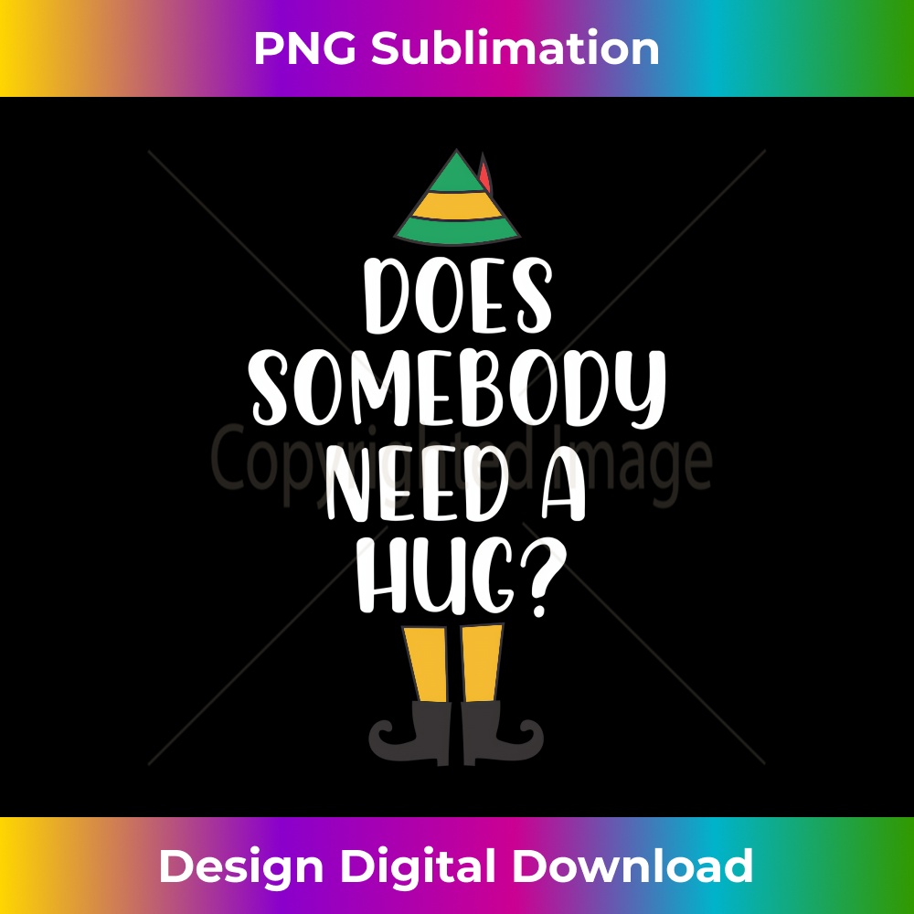 Elf Does Somebody Need A Hug Christmas Matching Family Long - Inspire ...