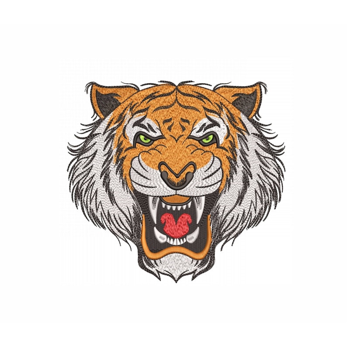 Tiger Machine Embroidery Design. 6 Sizes. Animal Embroidery - Inspire ...