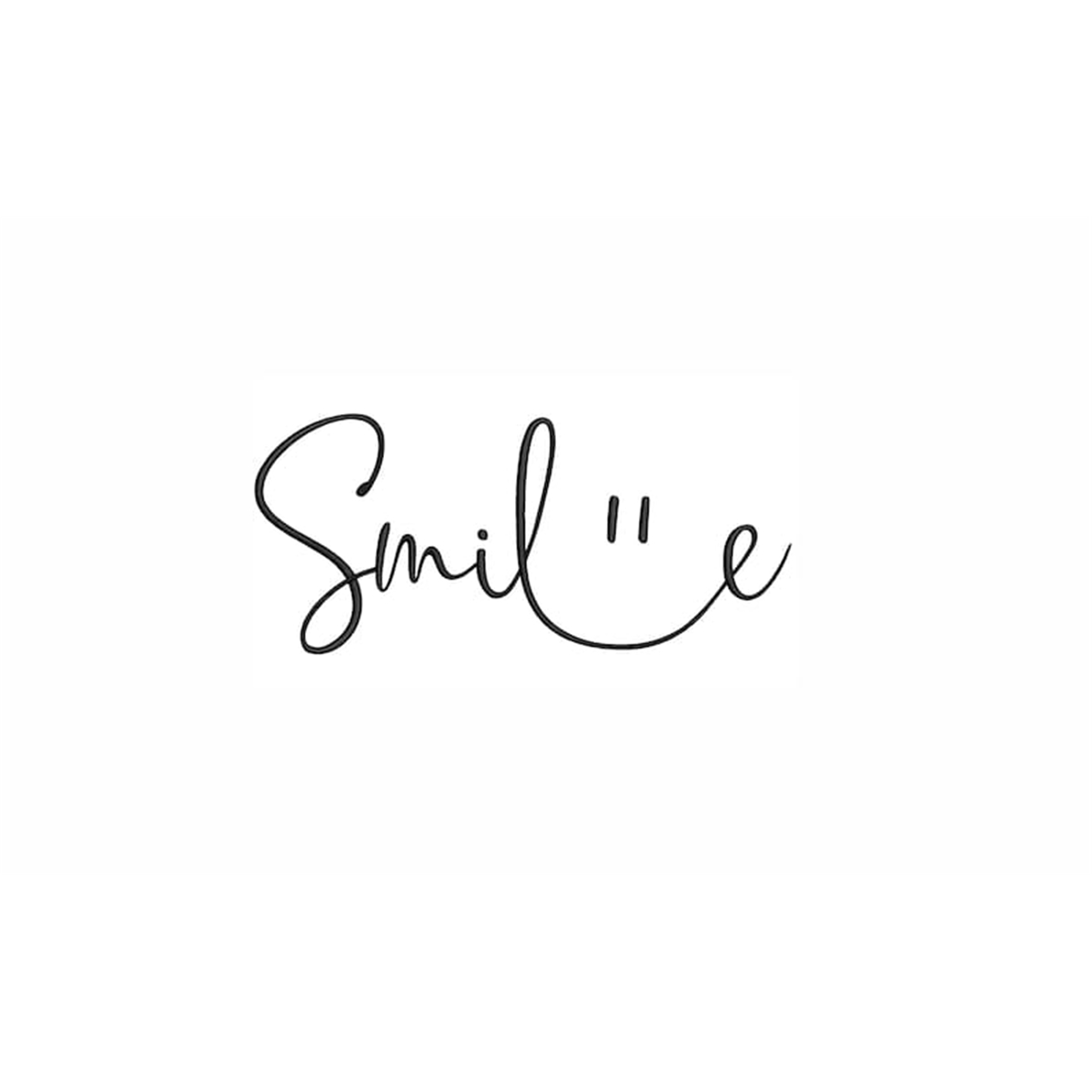 Smile Machine Embroidery Design. 8 Sizes. Digital Embroidery | Inspire ...