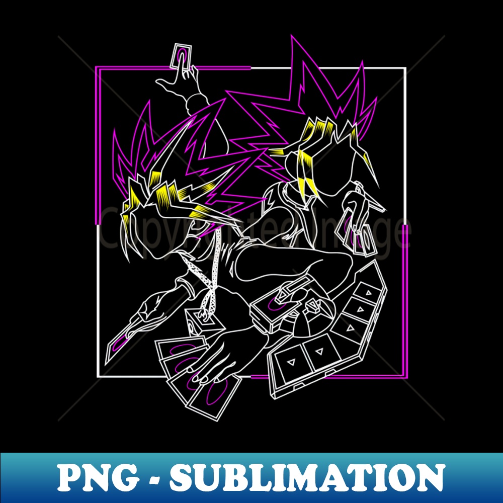 Yugi mutou neon art - PNG Transparent Digital Download File | Inspire ...
