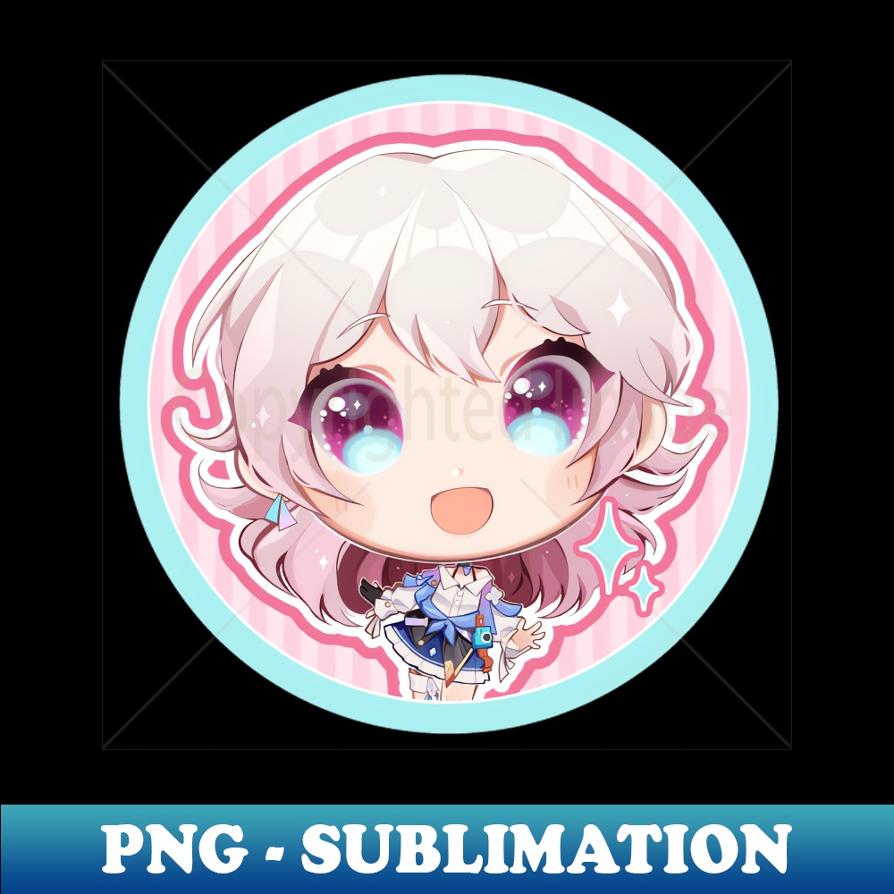 Honkai Star Rail March 7th Chibi - Premium Sublimation Digi | Inspire ...