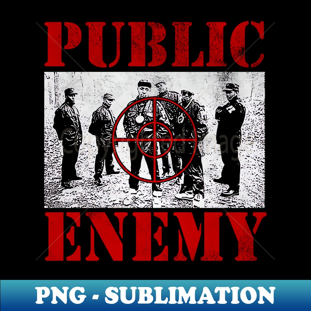 Public Enemy - Unique Sublimation PNG Download - Capture Ima - Inspire ...