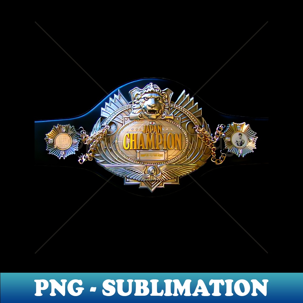 Japan Champion Boxing Belt - Retro PNG Sublimation Digital D | Inspire ...