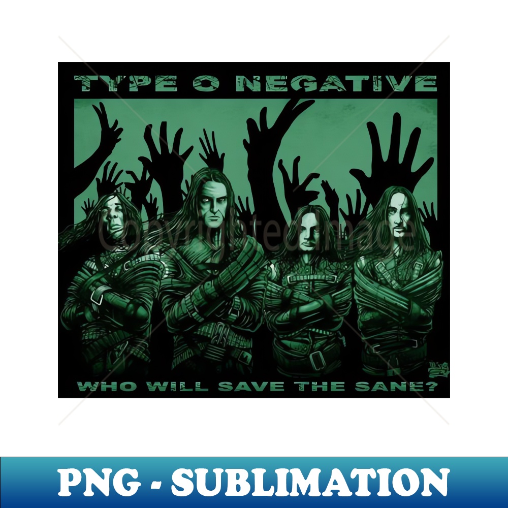 Type O Negative - Aesthetic Sublimation Digital File - Perfe | Inspire ...